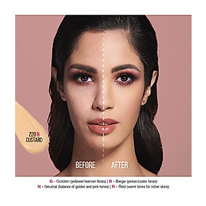 HUDA BEAUTY #FauxFilter Luminous Matte Foundation 220N Custard