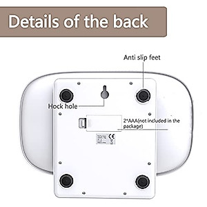 BIGNADO Digital Puppy Scale Small Pet Scale for Puppies High Precision Wiggle-Proof Multi-Function Electronic Kitten Scales Weigh Rabbit or Puppy Mini Gram Weight for Newborn Pets, 11.6''*7.3''