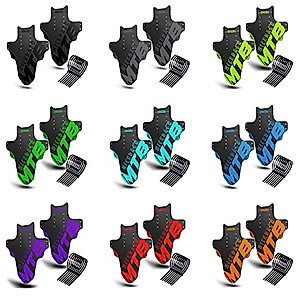 NICEDACK Mudguards Mountain Bike, 2 Pieces Mudguards Fit 20-29 Inch MTB Mudguard Front and Rear Compatible Bicycle Splash Guard (Green)