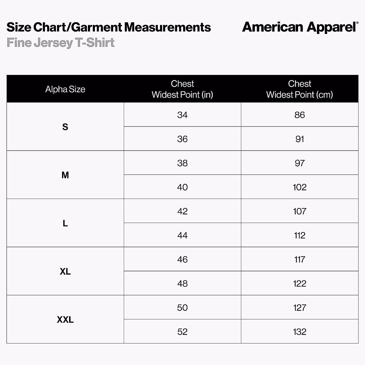 American Apparel Fine Jersey T-Shirt, Style G2001, Multipack, Black (2-Pack), X-Small