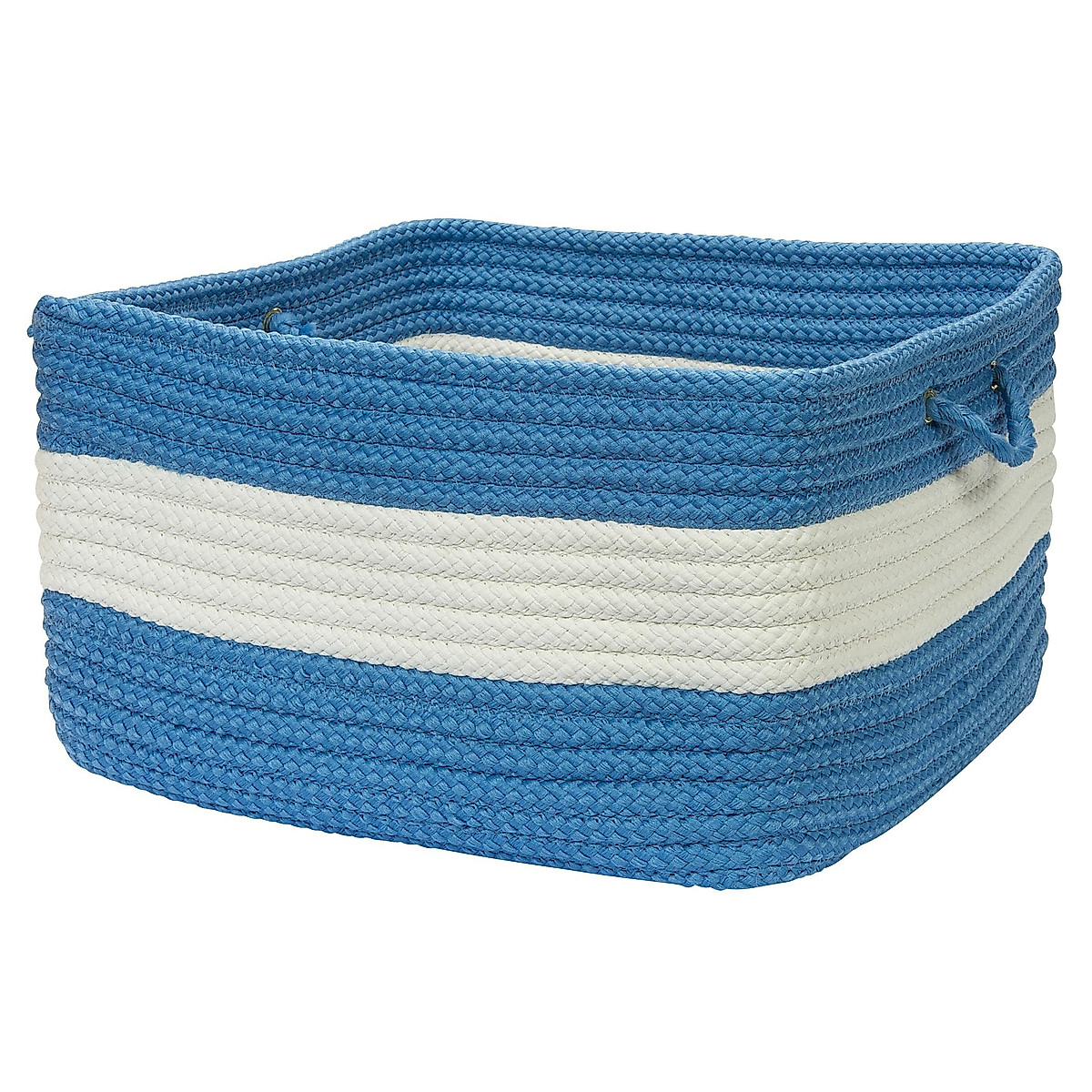 Colonial Mills Rope Walk Utility Basket, 18 by 12-Inch, Blue Ice