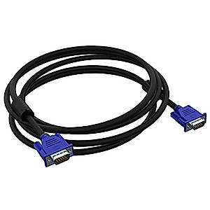 Kyper USKyper-1367 Monitor Cable 6ft 15 pin M/M VGA to VGA SVGA 1080P Full HD High Resolution for TV Computer Projector (1)
