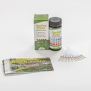 Garden Tutor Soil pH Test Kit (3.5-9 Range) | 100 Soil pH Test Strips
