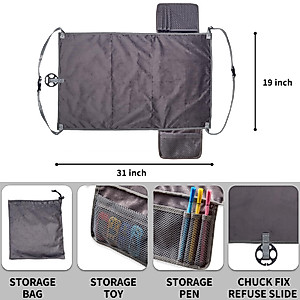 UNARK Toddler Airplane Bed for Toddler Airplane Seat Extender for Kids Airplane Bed