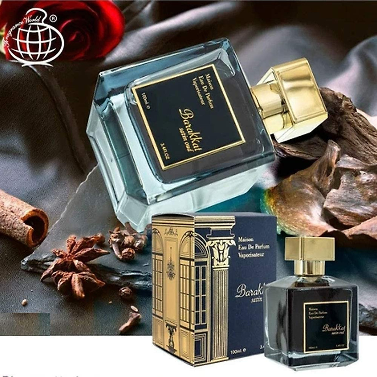 TAWAKKAL PERFUMES Fragrance World Barakkat Satin Oud EDP Perfume 100ml (3.4FL OZ)