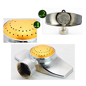 SYOOY 360 Degree Metal Spot Sprinkler,Small Sprinkler Garden Sprinklers for Small Areas Lawn Sprinklers for Yard Circle Pattern Sprinkler with Gentle Water Flow Garden Watering Coverage Up to 30ft