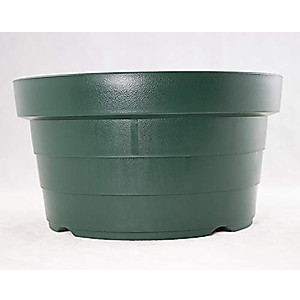 4 Gr Japanese Heavy Duty Round Plastic Bonsai / Succulent Pot 8.25"x 8.25"x 4.5"