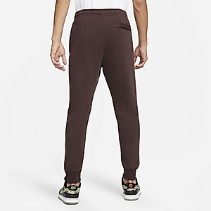 Nike Men's NSW Club Jogger Jersey (as1, alpha, l, regular, regular, Standard, Brown Basalt/White)