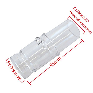 EZ SPARES Magical Adaptor Make 32mm 1.25'' Universal Vacuum Cleaner Replacement to Fit Dys DC35 V6 Vacuum Accessory Adapter Tool Hose 912270-01