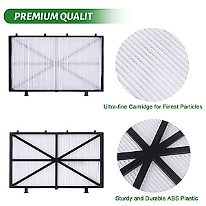 Robotic Pool Cleaner Ultra Fine Filter Compatible with Dolphin Nautilus CC Plus, M400, M500, Ultra Fine Cartridge Filter Panels Replacement, Part 9991432-R4, 4 Pack