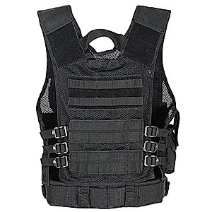 Voodoo Tactical 20-8112001330 Men's Msp-06 Entry Assault Vest, Large/XXL, Black