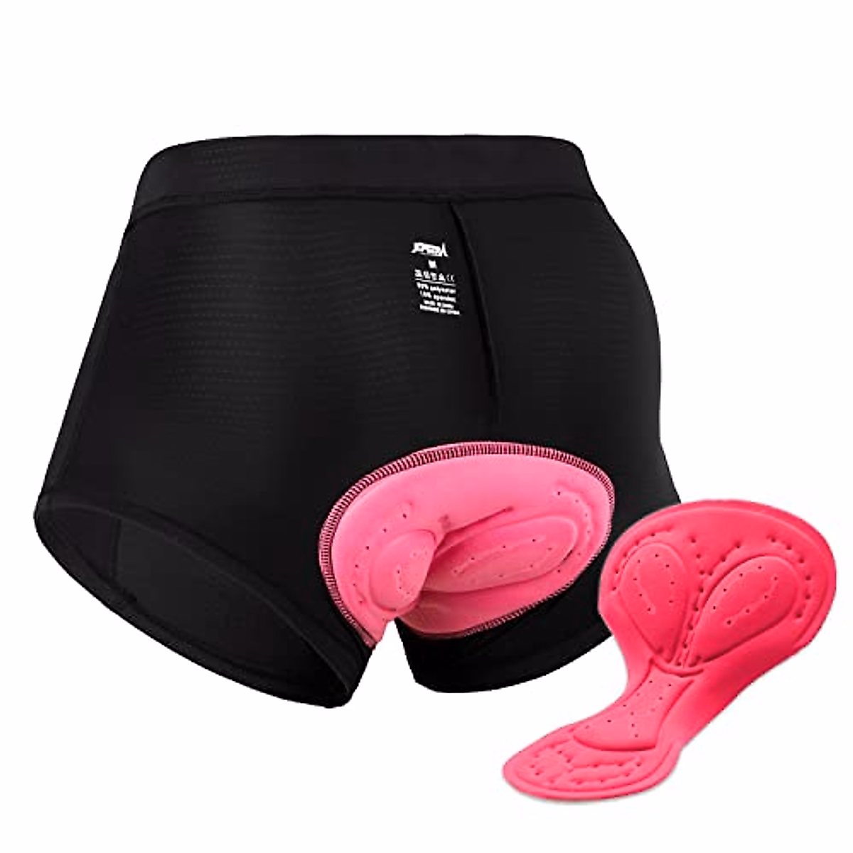 JEPOZRA Women's Cycling Underwear with Padding Cycling Shorts for Women Workout Shorts for Road Bikes,Horseback Riding