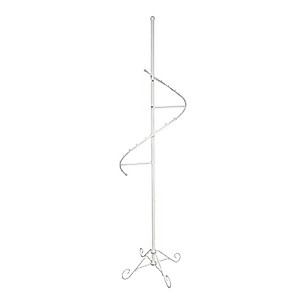 FixtureDisplays® 60" High Spiral Clothing Rack with 20 Ball Stops, Versatile Apparel Hanger Floor Stand Display Rack 16967-NPF