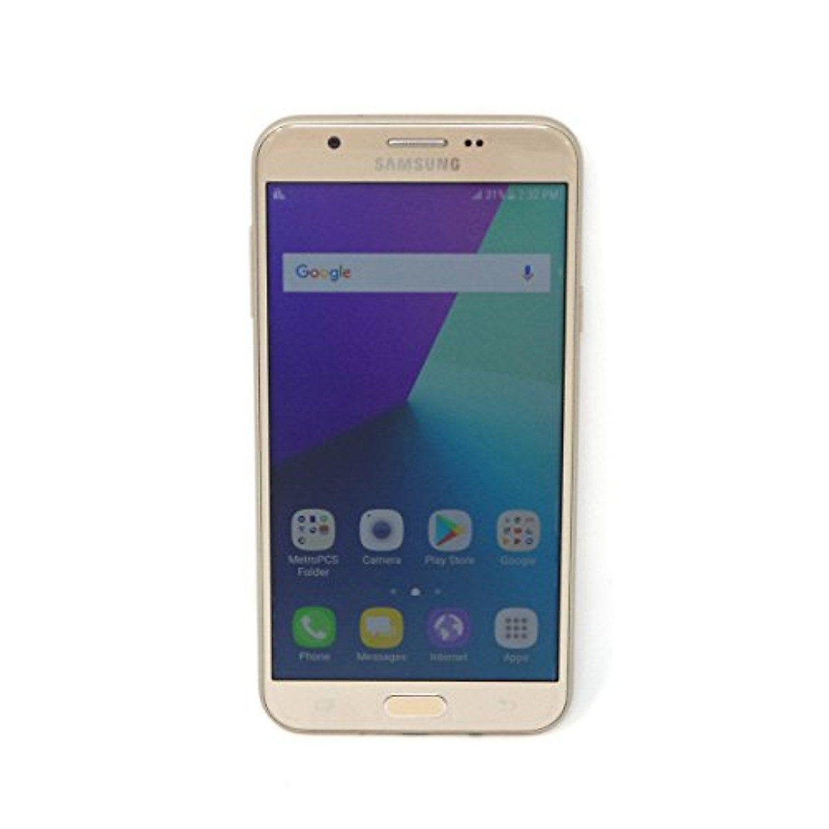Samsung Galaxy J7 Prime 5.5in Smartphone GSM Unlocked 16GB 8MP Gold 4G SM-J727T (Renewed)