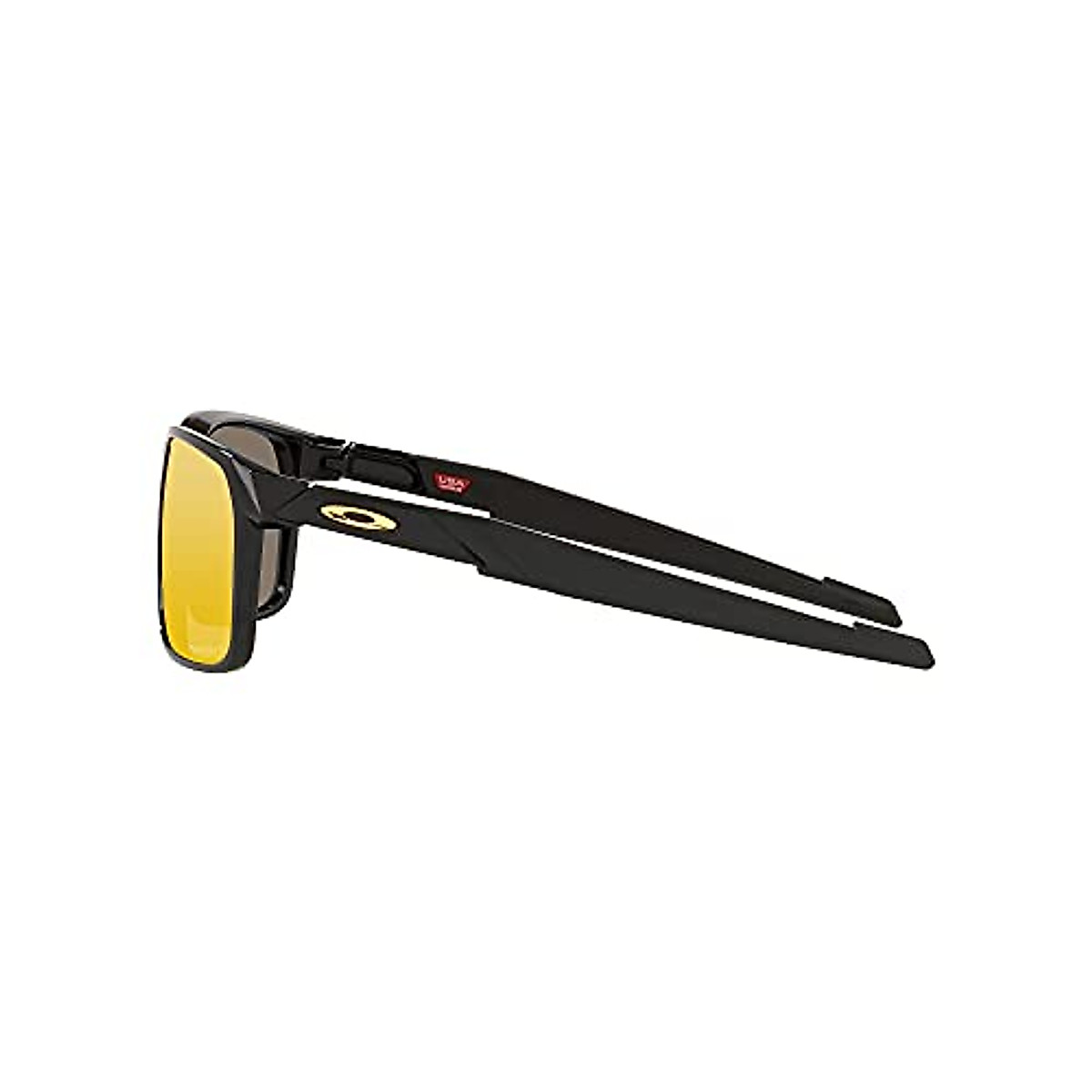 Oakley Men's OO9460 Portal X Rectangular Sunglasses, Polished Black/Prizm 24K Polarized, 59 mm