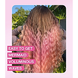 FARERY Mini Waver Curling Iron, 1/2 Inch, Hair Crimper for Women Beach Waves, Keratin & Argan Oil Infused, Dual Voltage, Pouch Bag