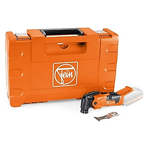 Fein Multimaster Tool AMM 500 Plus Select Oscillating Tool - 18V Battery-Powered Cordless Multi Tool for Interior Work and Renovation - Includes Tool, 1 Universal E-Cut Blade, and Case - 71293362090