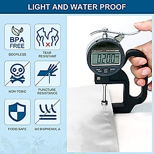 SumDirect Mylar Bags for Food Storage - 100 Pack 6x9 Inches Square Heating Cooking Pouches Heat Sealable Mylar Bag for Long Term Food Storage (Silver)