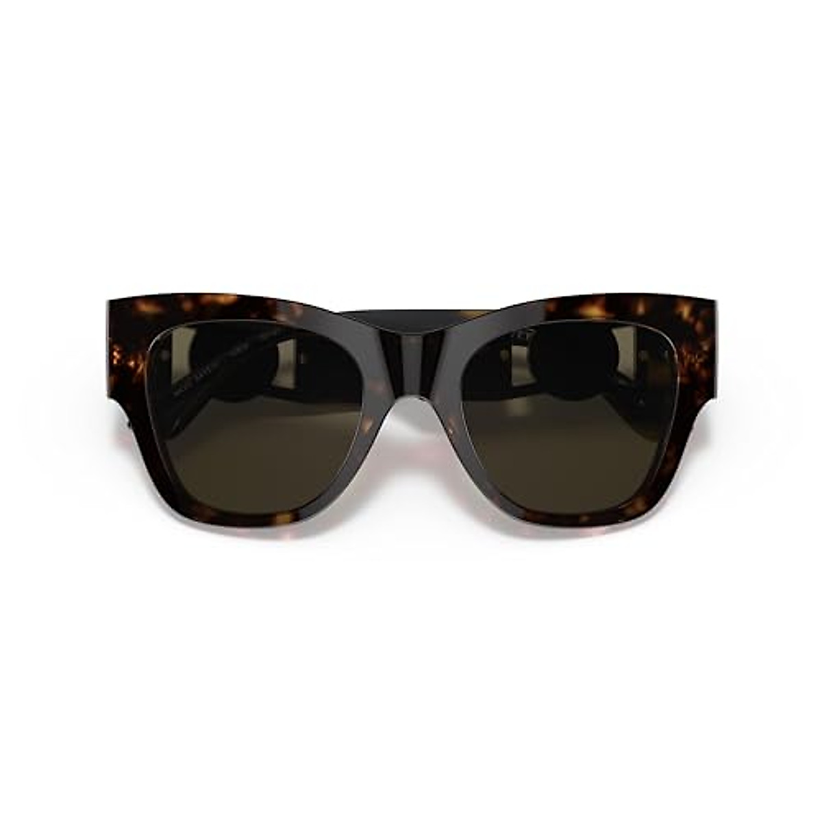 Versace VE 4415U 108/3 Havana Plastic Cat-Eye Sunglasses Brown Lens