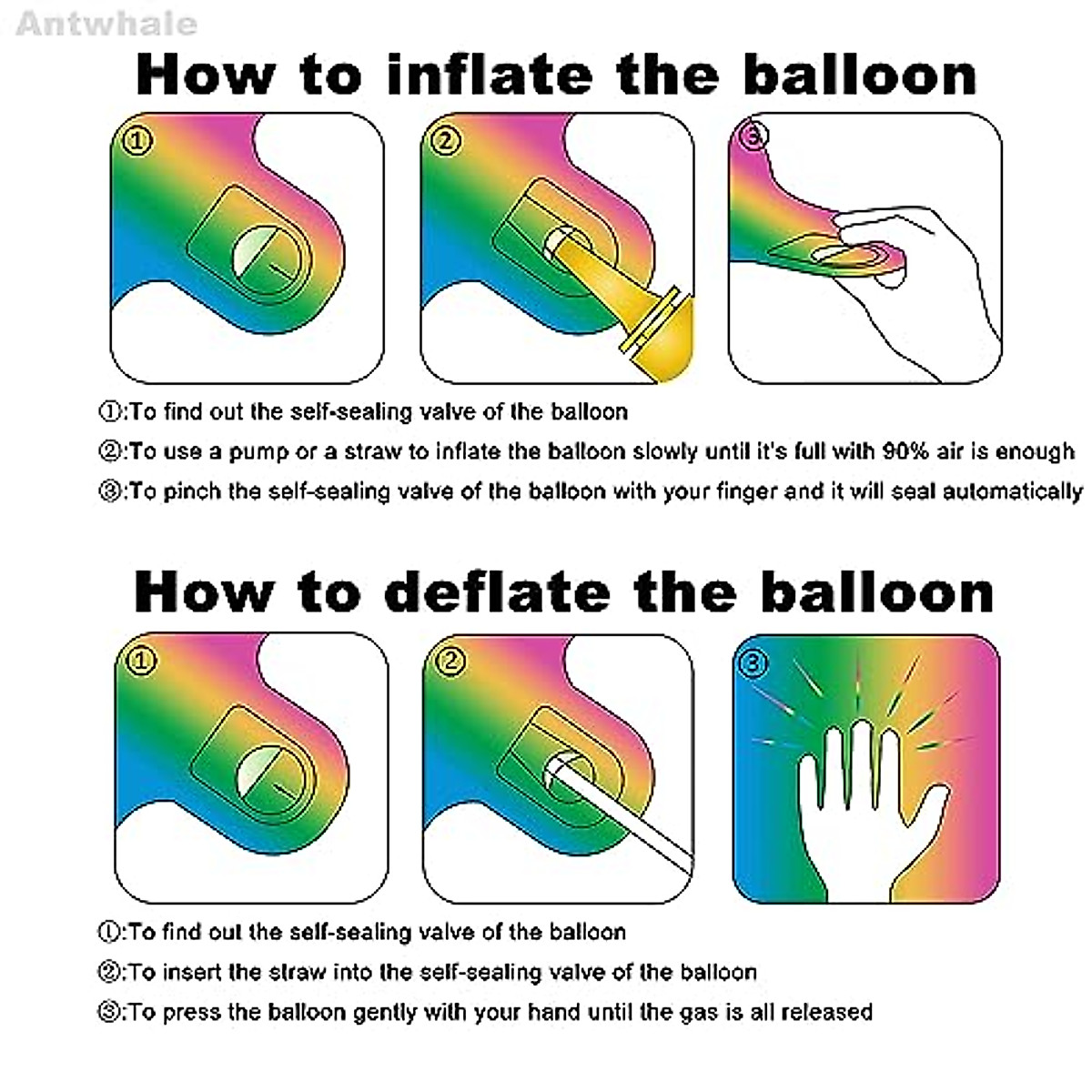 40 Inch Rainbow Gradient Number Foil Balloons With Detachable Gold Crown,Large Size Number 9 Mylar Helium Balloons For 9th Birthday Party Wedding Anniversary Celebration Decoration Supplies (9)