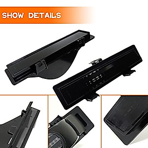 Tonsya For 1981 1982 1983 1984 1985 1986 1987 1988 Chevy Monte Carlo SS Front Parking turn signal lights housings Smoked Lens #919025 919026