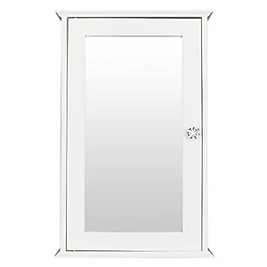 Wooden Bathroom Storage Wall Medicine Cabinet Shelf Organizer w/Mirror Door