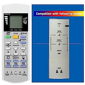 Replacement Remote Control for TOTO Washlet Bidet Toilet Seat THU9509 G500 MS970CEMFG TCF4731AT with Mounting Bracket