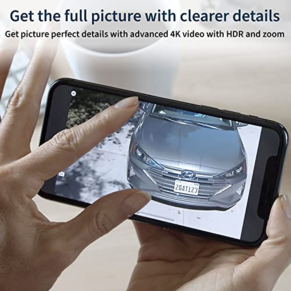 Arlo Ultra 2 Spotlight Camera - 2 Camera Security System - Wireless, 4K Video & HDR, Color Night Vision, 2 Way Audio, Wire-Free, 180º View, White - VMS5240-200NAS