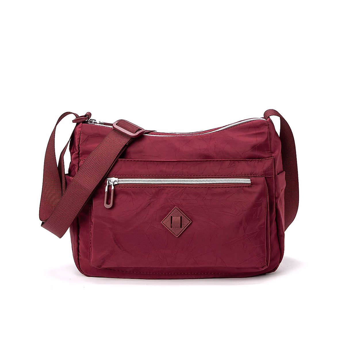 ETidy Crossbody Bag For Women Waterproof Lightweight Casual Shoulder Handbag Purse (L size Red)