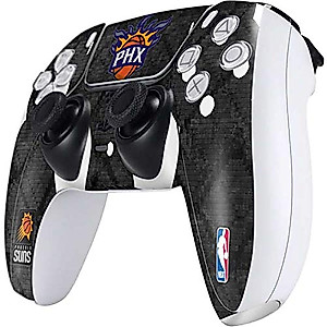 Skinit Decal Gaming Skin Compatible with PS5 Controller - Officially Licensed NBA Phoenix Suns Dark Rust Design