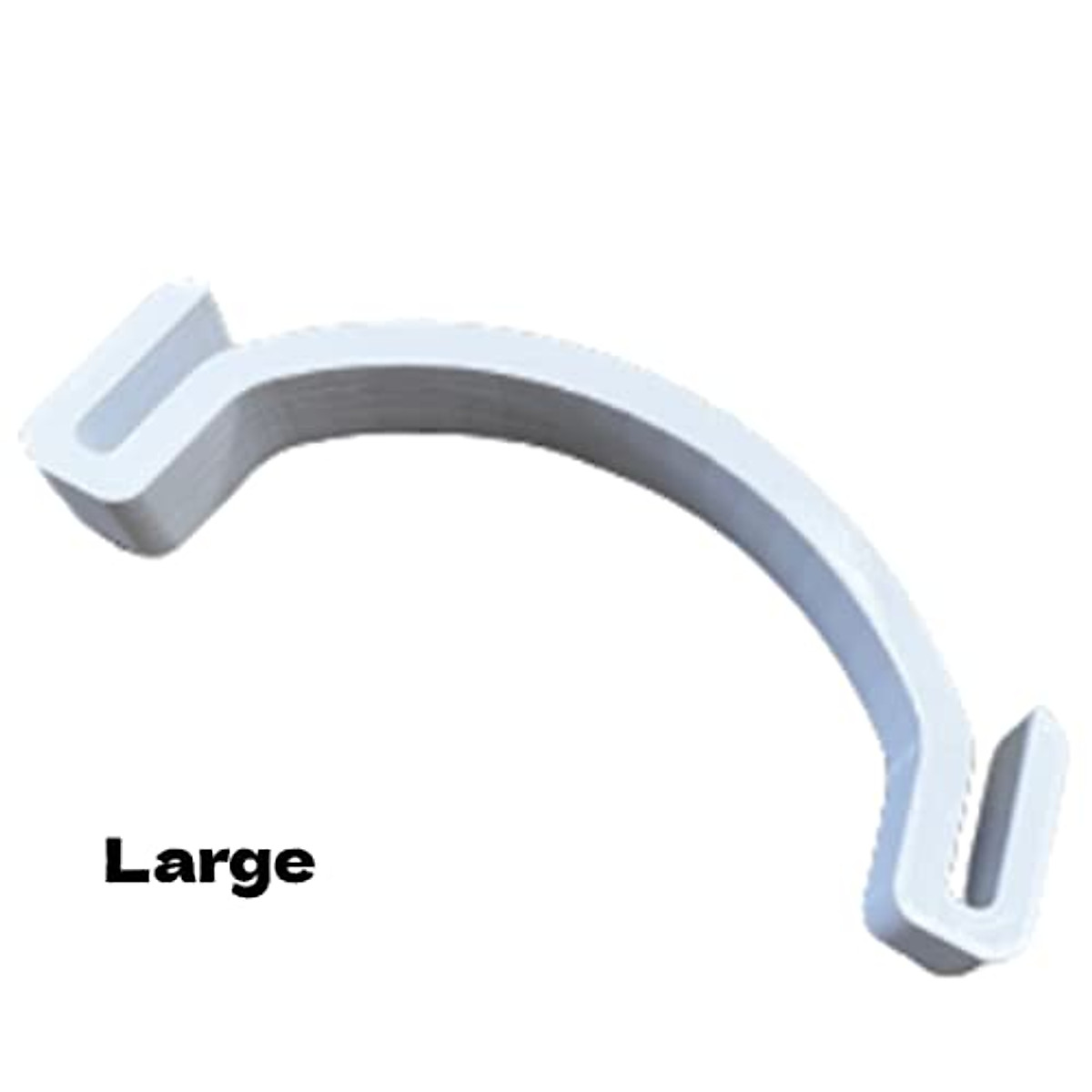 KTD Hat Shaper/Hat Curving Band/Bill Bender/Brim Bender Hat Bender Brim Bender Forming Tool for Perfect Curve Shaper Era Fitted Hat Made in USA - Two (2) Sizes for Custom Adjustable fit White