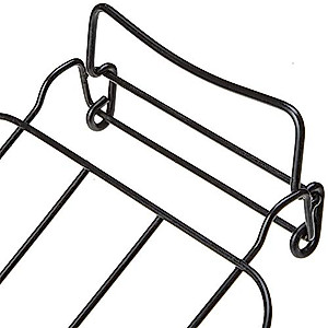 Goodcook Quick Roaster Pan and locking rack, with juice gathering pools for easier, safer, faster basting, 17x12x3 inches, Grey