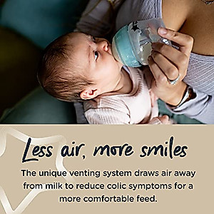 Tommee Tippee Advanced Anti-Colic Baby Bottle Nipples, Breast-like, Soft Silicone, Medium Flow, 3m+, 2 Count