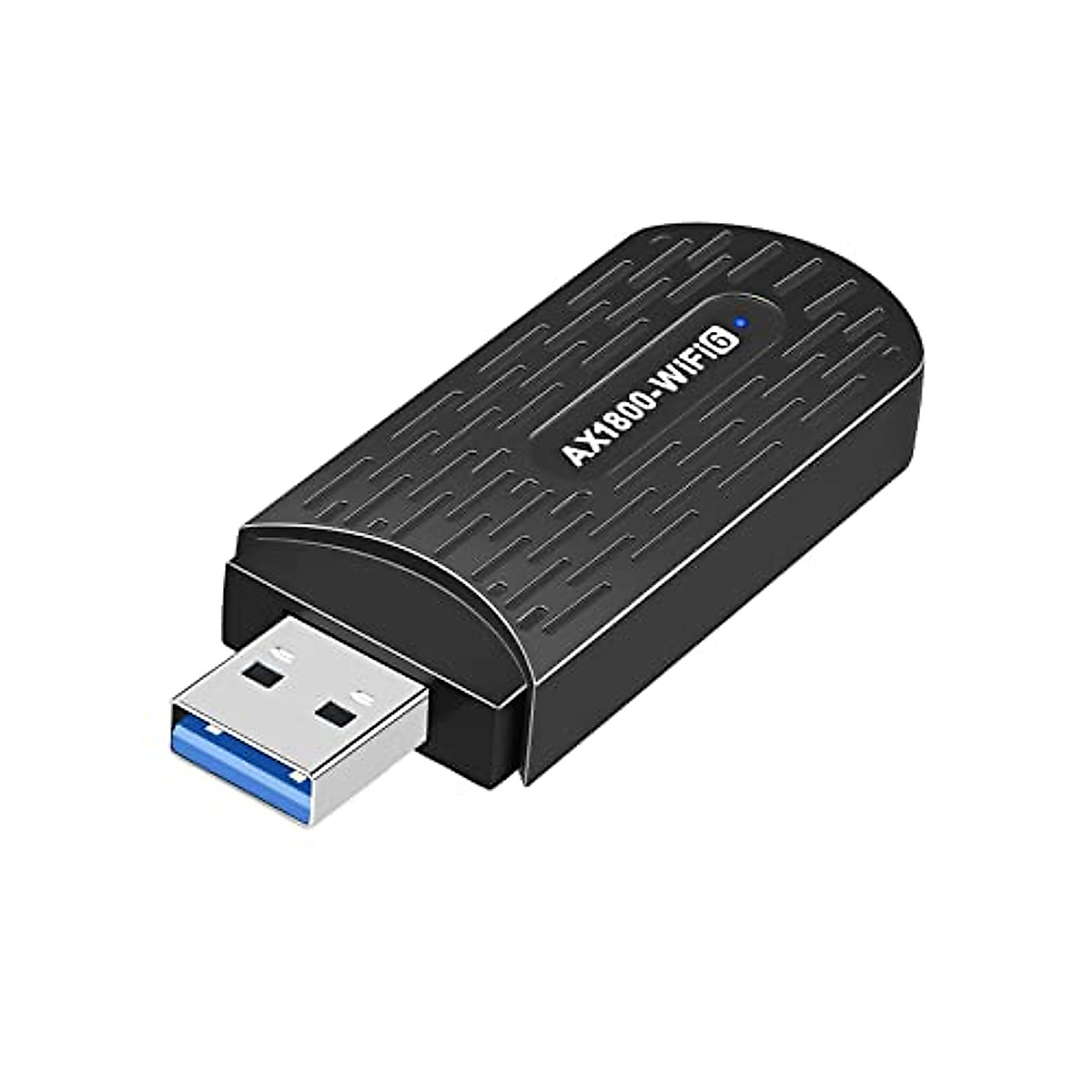 WiFi 6 Adapter,WiFi Dongle for Desktop PC,WiFi Dongle,USB WiFi 6E Adapter,AX1800Mbps,USB3.0 Dual Band 2.4GHz/574Mbps & 5GHz/1201Mbps High Speed,Support Win 10/11