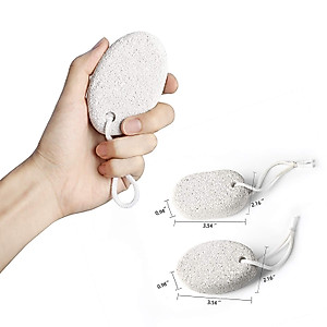 Natural Pumice Stone for Feet 2 PCS, PHOGARY Lava Pedicure Tools Hard Skin Callus Remover for Feet and Hands - Natural Foot File Exfoliation to Remove Dead Skin
