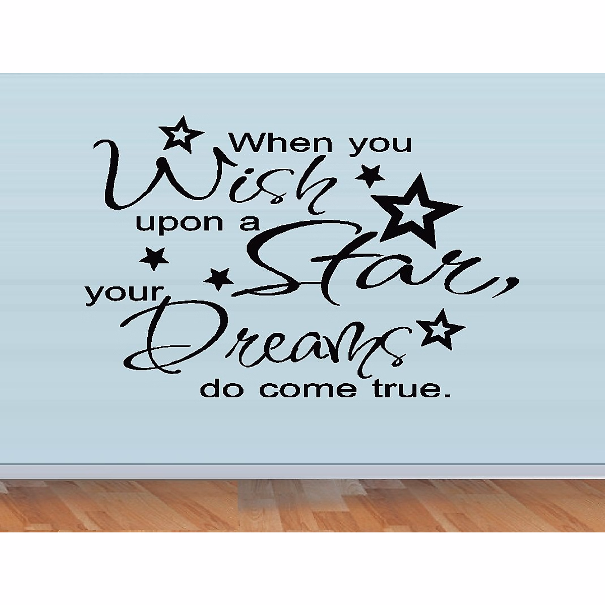 BestPricedDecals When You Wish Upon a Star Dreams do Come True ~ Wall Decal, 20" X 30"