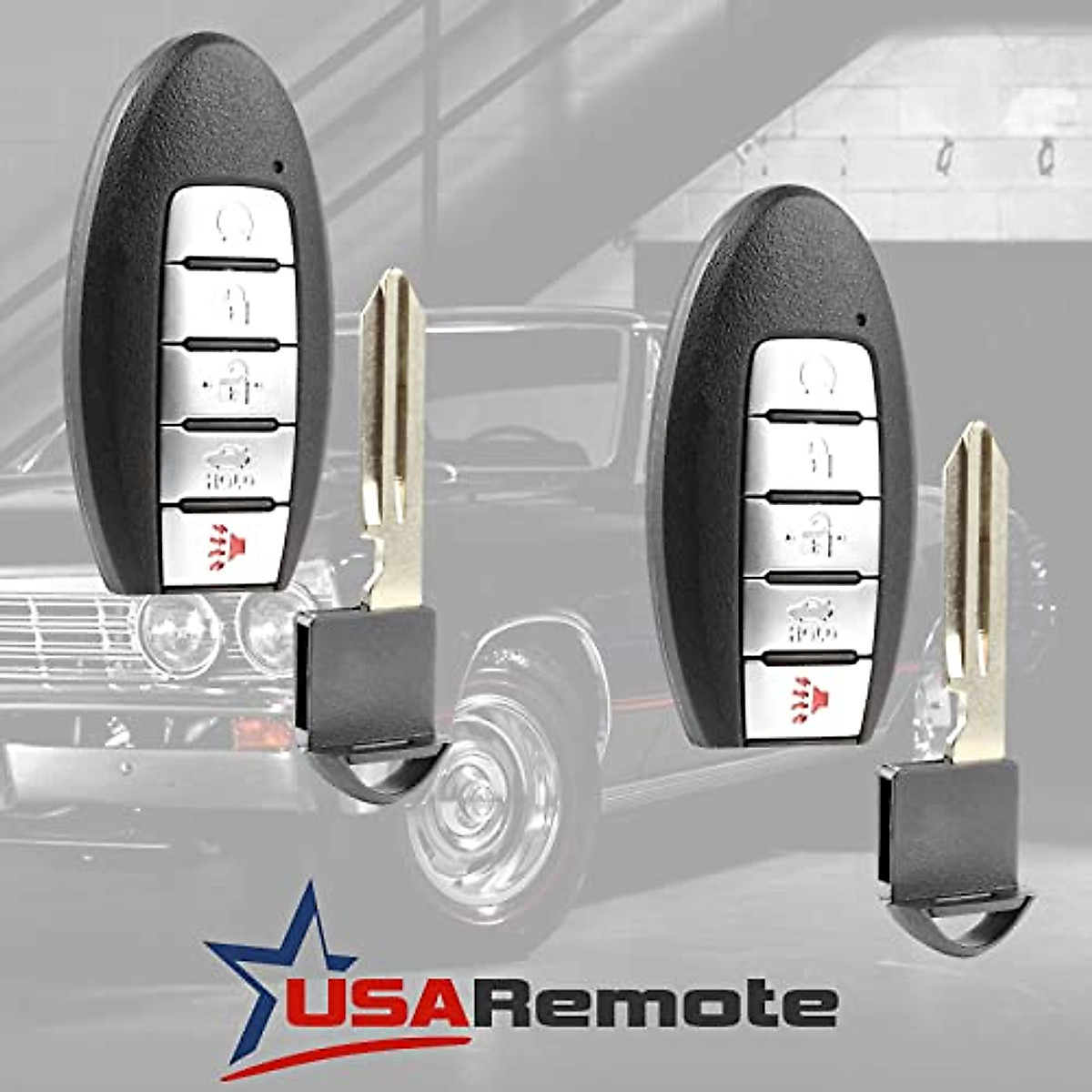 2 fits Nissan Altima/Pathfinder / JX35 / QX60 Smart key Fob Keyless Entry Remote 2013 2014 2015 2016 (KR5S180144014)