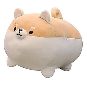 Auspicious beginning Shiba Inu Plush-19.6" Corgi Plush Dog Plushies Stuffed Animal, Plushie Toy Anime Kawaii Plush Soft Pillow, Giant Plushies Plushy, Cute Plushies Birthday Gifts for Kids Boys Girls