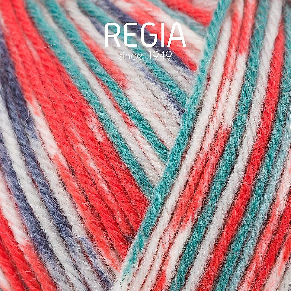 Regia 9801629 08078 Hand Knitting Yarn Wool, Iceland, 18 x 9 x 9 cm, Wool, Garden, 16 x 9 x 7.5 cm