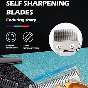 HARUE Hair Clippers for Men, Hair Clipper Professional Hair Cutting Machine Adjustable Hair Trimmer Cordless Trimmer Electric Two-Speed Adjustment