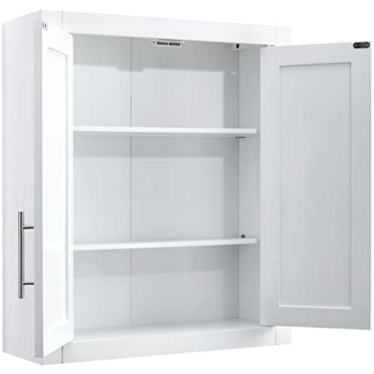 Crosley Furniture Savannah Wall Cabinet, White
