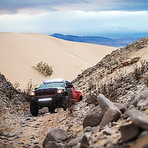 Nilight - 18005C-A 26Inch Triple Row Lights 297W 29700LM Flood Spot Combo Beam Bar Driving Boat Super Bright Led Off Road Trucks,2 Years Warranty