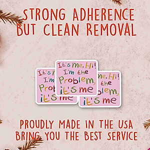 It's Me Hi I'm The Problem It's Me Stickers for Water Bottles, Phone, Laptop, Skateboard, Car Pack 3 Pcs Size 3"