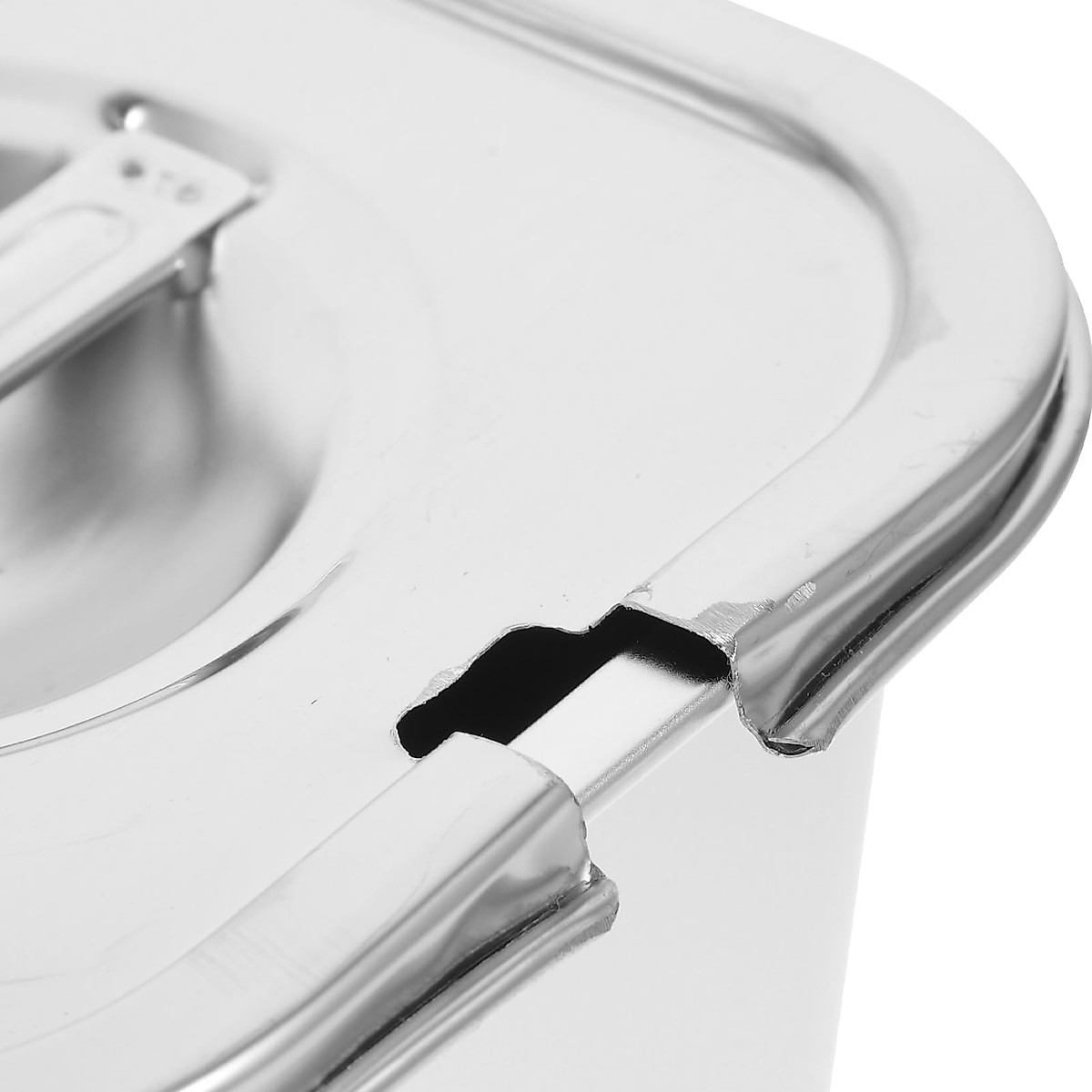 PRETYZOOM Freezer Stainless Steel Container Ice Cream Storage Box Metal Container with Lid Storage Containers Ice Cream Tub Ice Cream Storage Tubs Freezer Container Stainless Steel Storage Containers