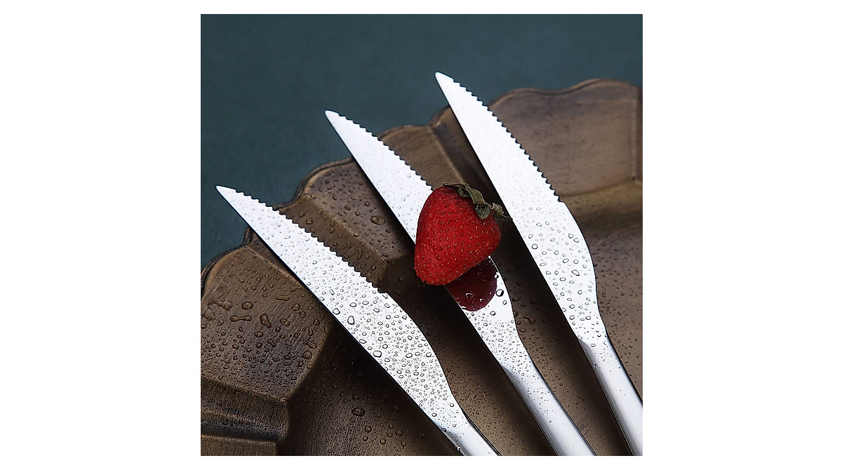 Premium Stainless Steel Steak Knives Set for 6