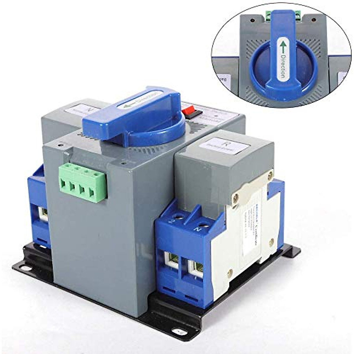 63A 2P Dual Power Automatic Transfer Switch Generator Changeover Switch 110V