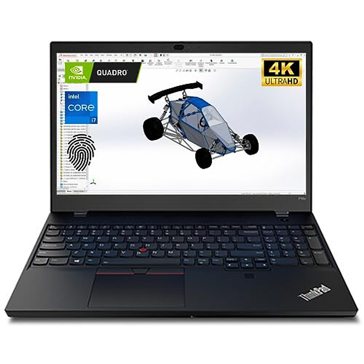 Lenovo ThinkPad Business Mobile Workstation, 15.6" UHD Display, Intel Core i7-11800H, NVIDIA Quadro T600, 40GB RAM, 1TB PCIe SSD, Backlit KB, FP Reader, SD Card Reader, Wi-Fi 6, Windows 11 Pro