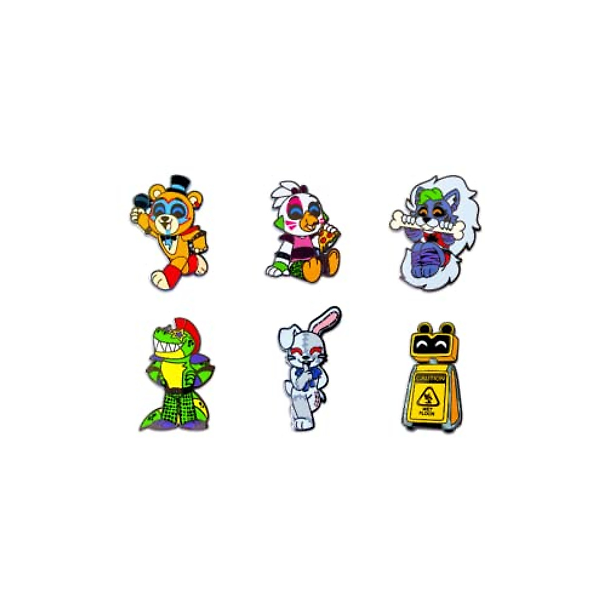 Youtooz Five Nights At Freddy's Security Breach Pin Set, Official Licensed FNAF Security Breach Pins, Collectors Box Includes 6 Pins By Youtooz Five Nights At Freddy's Collection