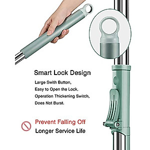 Microfiber Mop for Floor Cleaning-AYOTEE Hand Free Self Wringing Cleaning Floor Mop with 3 Washable Mop Pads, Dust Mop with 30pcs Floor Cleaning Slice