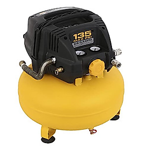ZaraApex Pancake Portable Electric Oil Free Air Compressor with two couplers, 6 Gallon, 135 PSI
